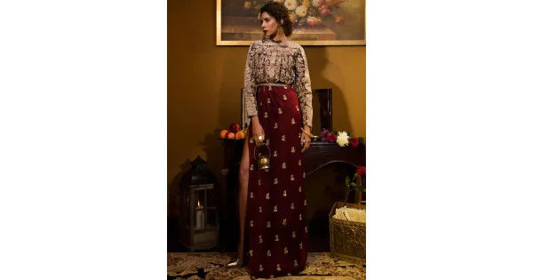 Antique Ruby Marsh Gown